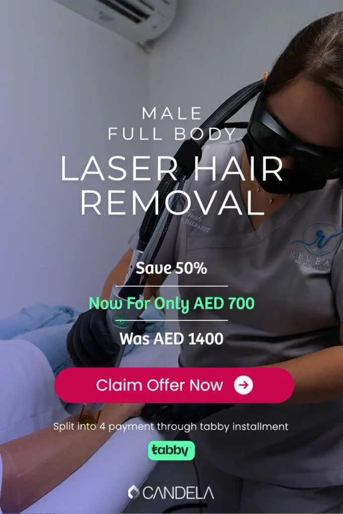 Full Body Laser Hair Removal for Men Offer in Dubai | 50% OFF